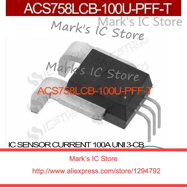 Allegro Acs758 PLC Omron 50A 100A Hall Current Sensor Module Linear ...