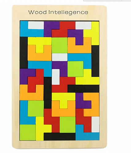 2017 Baby Toys Wooden Blocks Children Wood Intelligence Educational Toy ...