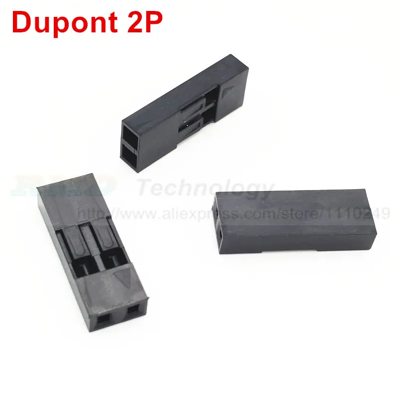 For-dupont-connector-2pin-single-row-2-54mm-for-dupont-plastic-shell ...