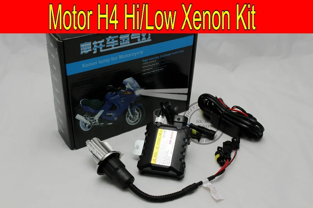 O Envio gratuito de VENDA Quente 35 W H4 Hi/low bi xenon Motocicleta ...