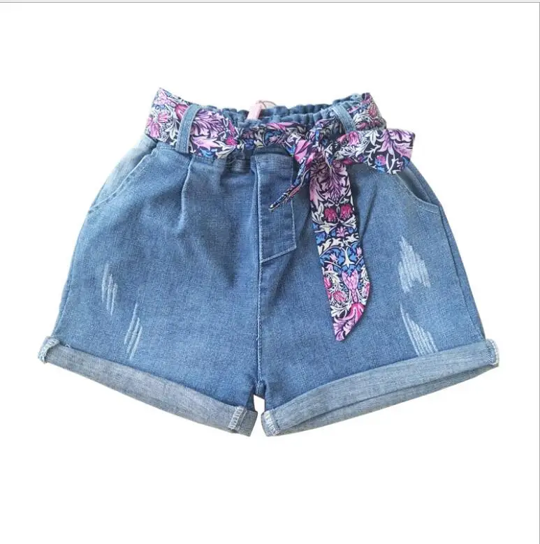 2018 Fashion Solid Jean Shorts For Girls Baby, Princess Kids Cute ...