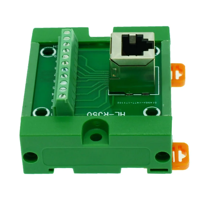 RJ50-10P10C-horizontal-module-Interface-Module-with-DIN-Rail-Mounting ...