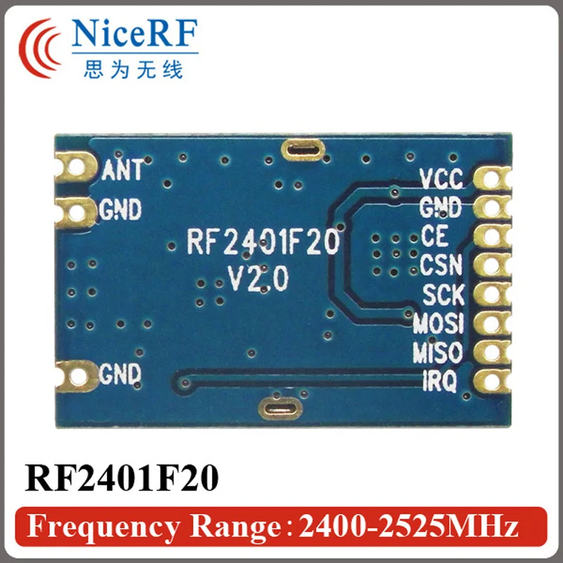 10 개 RF2401F20 2.4 그램 높은 통합 RF 모듈 북유럽 RF 칩 nRF24L01 + 무료 배송