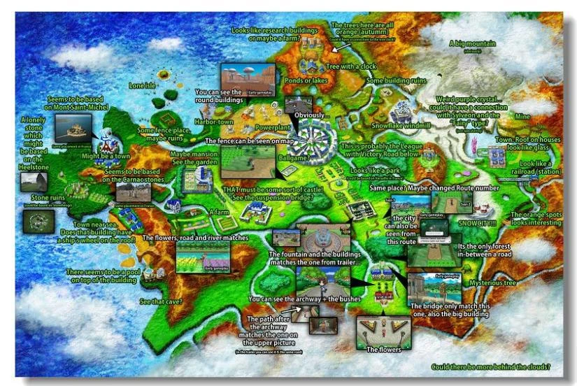 Wall Sticker game poster Pokemon XY X Y Game Home Decor PosterPM ...