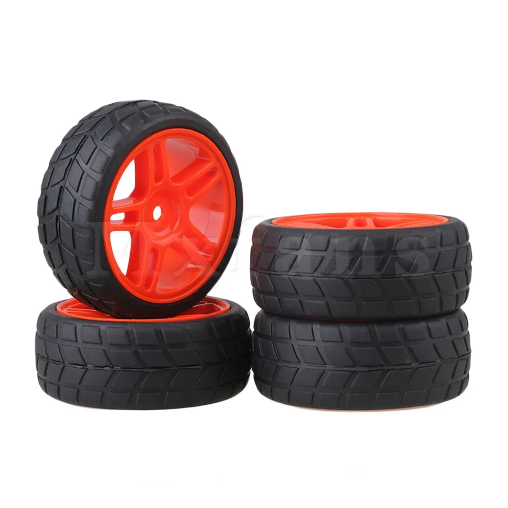 Mxfans Durable RC1:10 On road Racing Car Red Star Shape Wheel Rims ...