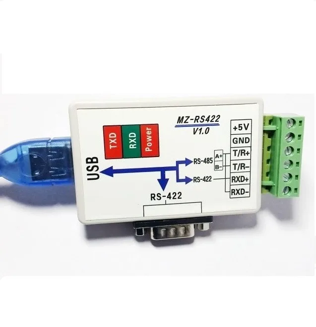 USB 422 USB к 485 2-в-1 конвертер MZ-RS422 дуплексный режим Связь