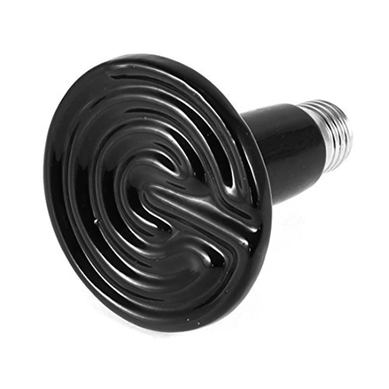 Lámpara calefactora de cerámica negra y plateada (CA 220 V 60Hz ...