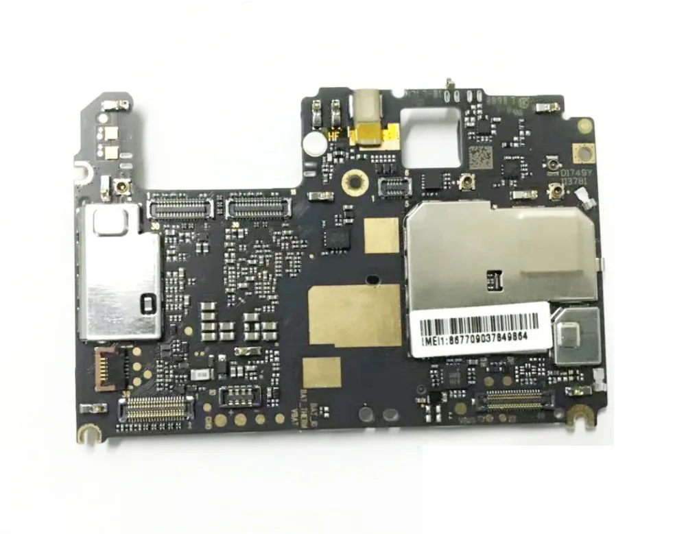 100 Original Mainboard For Xiaomi Mi A1 Mi5x LTE 64gb Motherboard Free