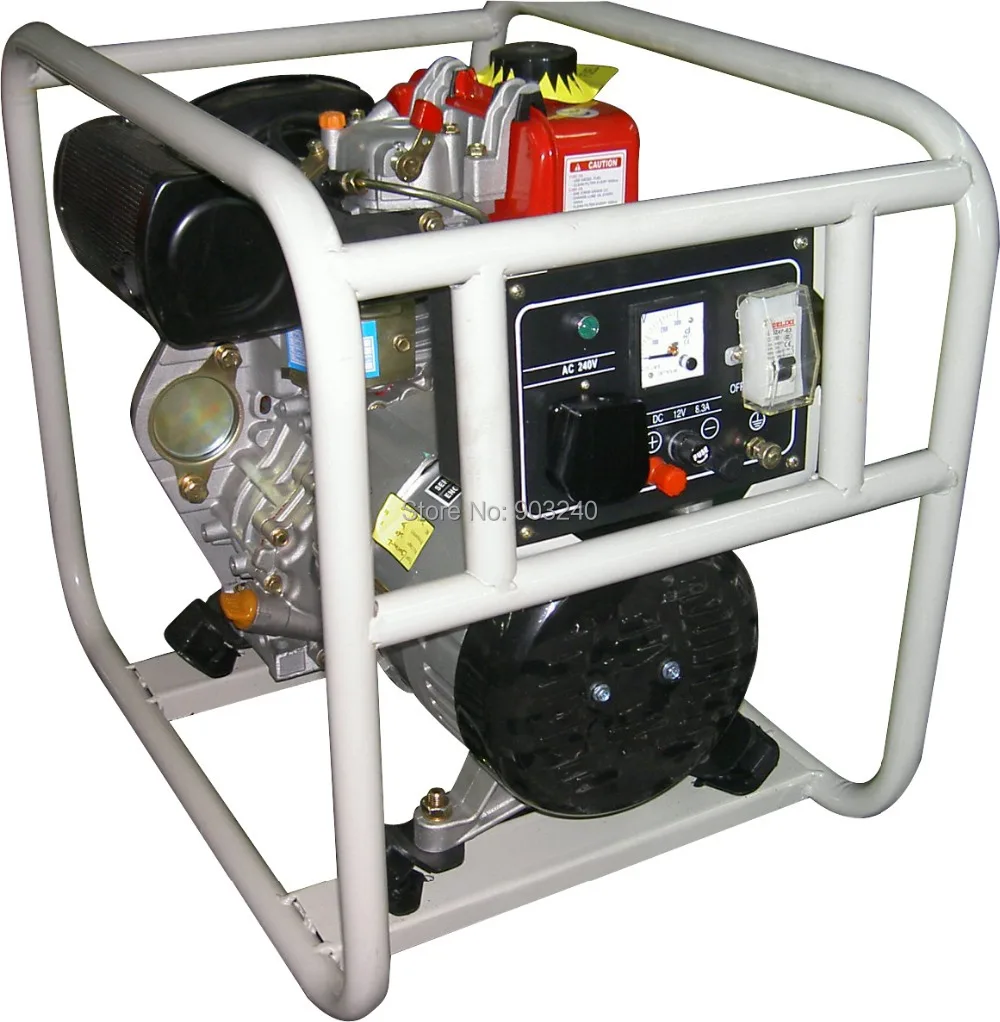 2kw Open Type Air Cooled Single Cylinder Engine Power Hand Start Diesel ...