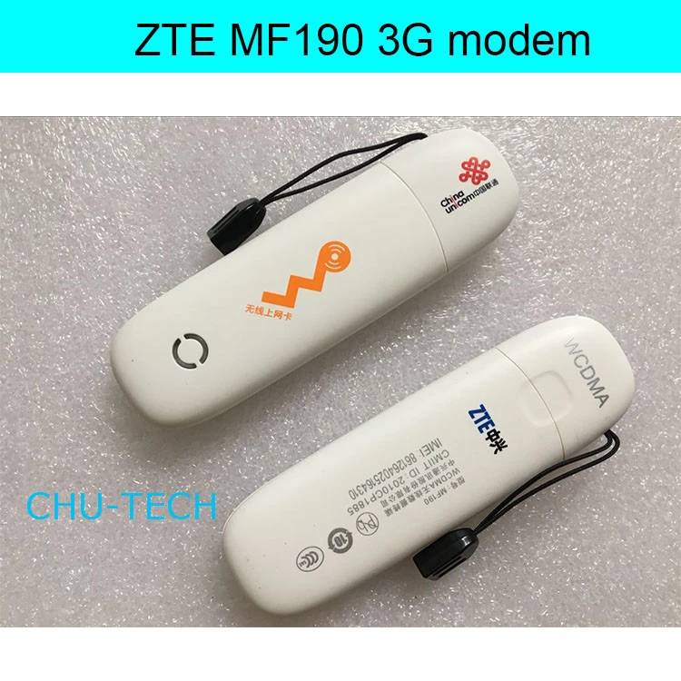 unlocked ZTE MF190 3G GSM 7.2Mbps USB Mobile Broadband Modem