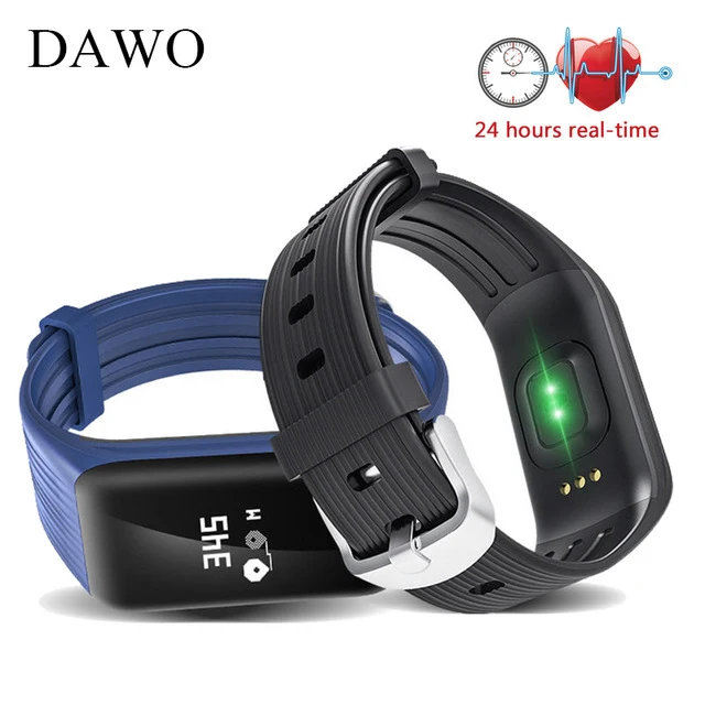 DAWO ใหม่ฟิตเนสกิจกรรม Tracker Real time Heart Rate Monitor กันน้ำ IP67 ...