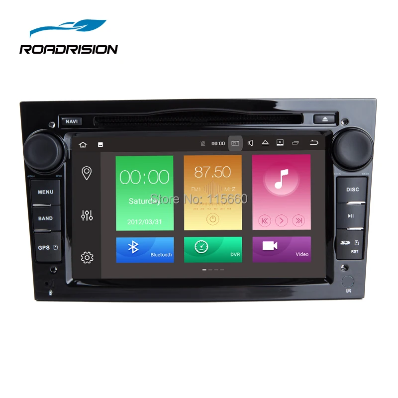 RoadRision Android 8.0 2Din Car DVD Player For Opel Astra H G J Vectra ...