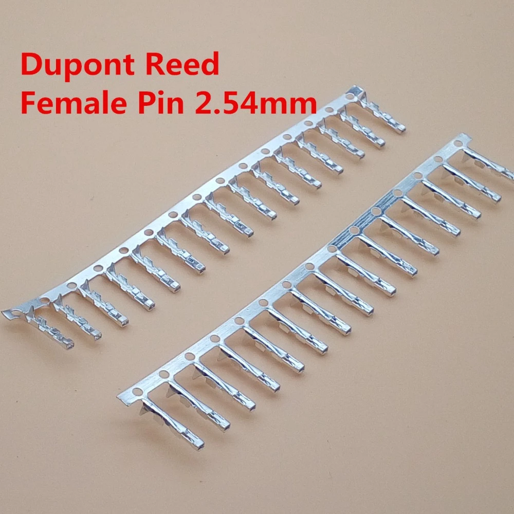200Pcs Dupont Reed Female Crimp Pin Jumper Terminal Connector Terminal ...