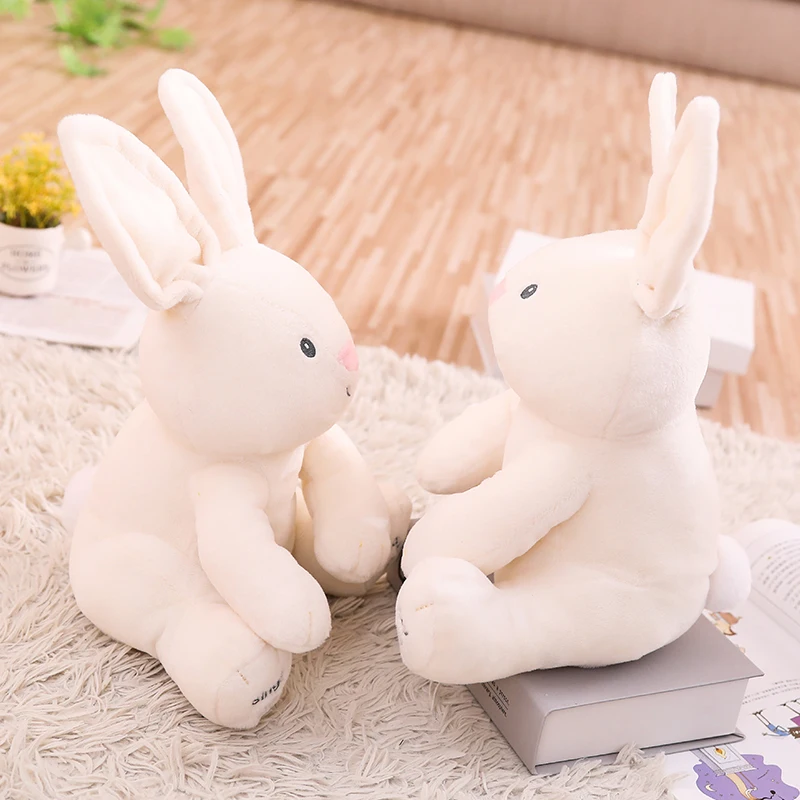 Toys & Games Toys Bunny Rabbits German stuffed animal beige plush bunny ...