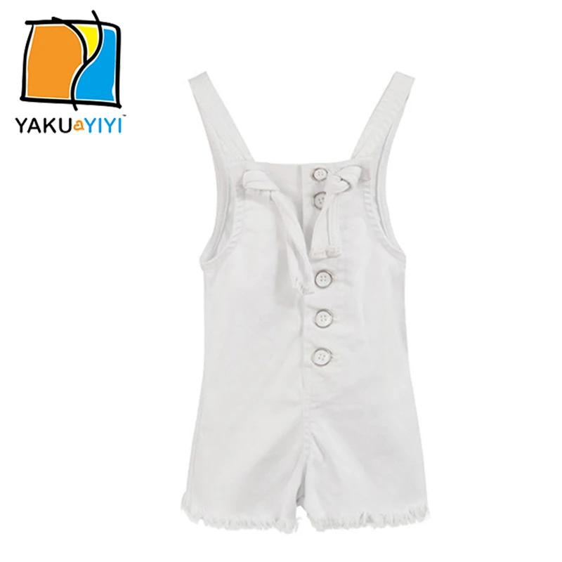 YKYY YAKUYIYI Brief Button up Girls Overall White Drawstring Baby Girls ...