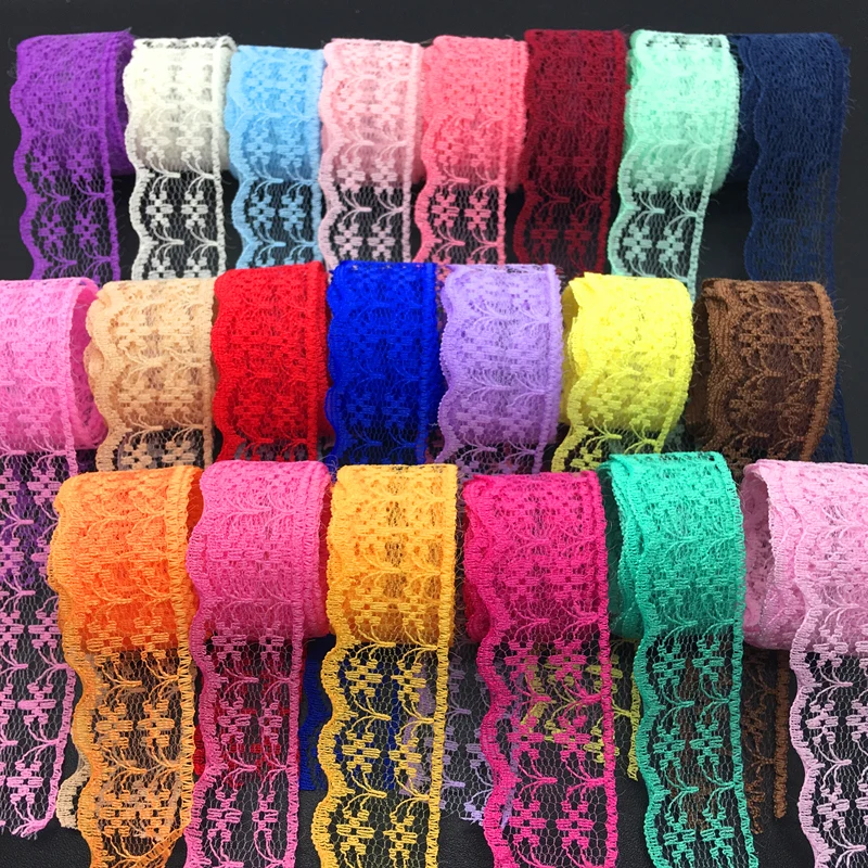 3/4" 20mm Wide (10yards/lot) Handicrafts Embroidered Net Lace Trim ...