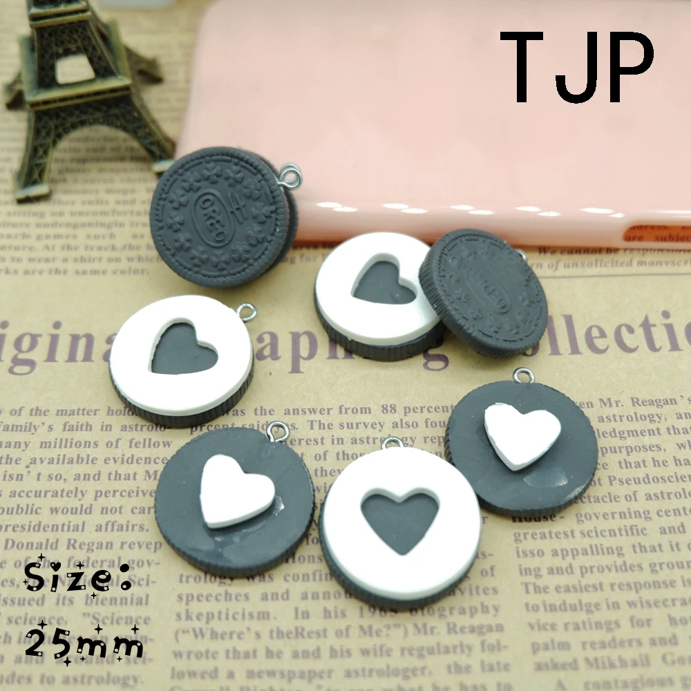 Kawaii Oreo lovers Charms Pendants for DIY decoration bracelets ...