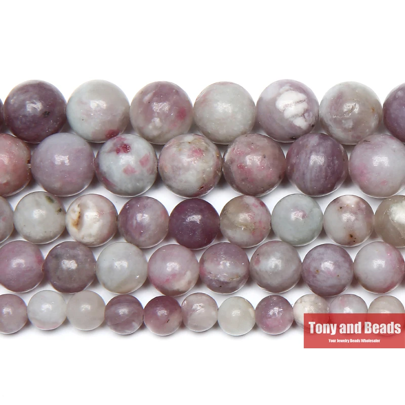 Natural Stone Violet Lilac Jasper Beads In Loose 15" Strand 4 6 8 10 12 ...