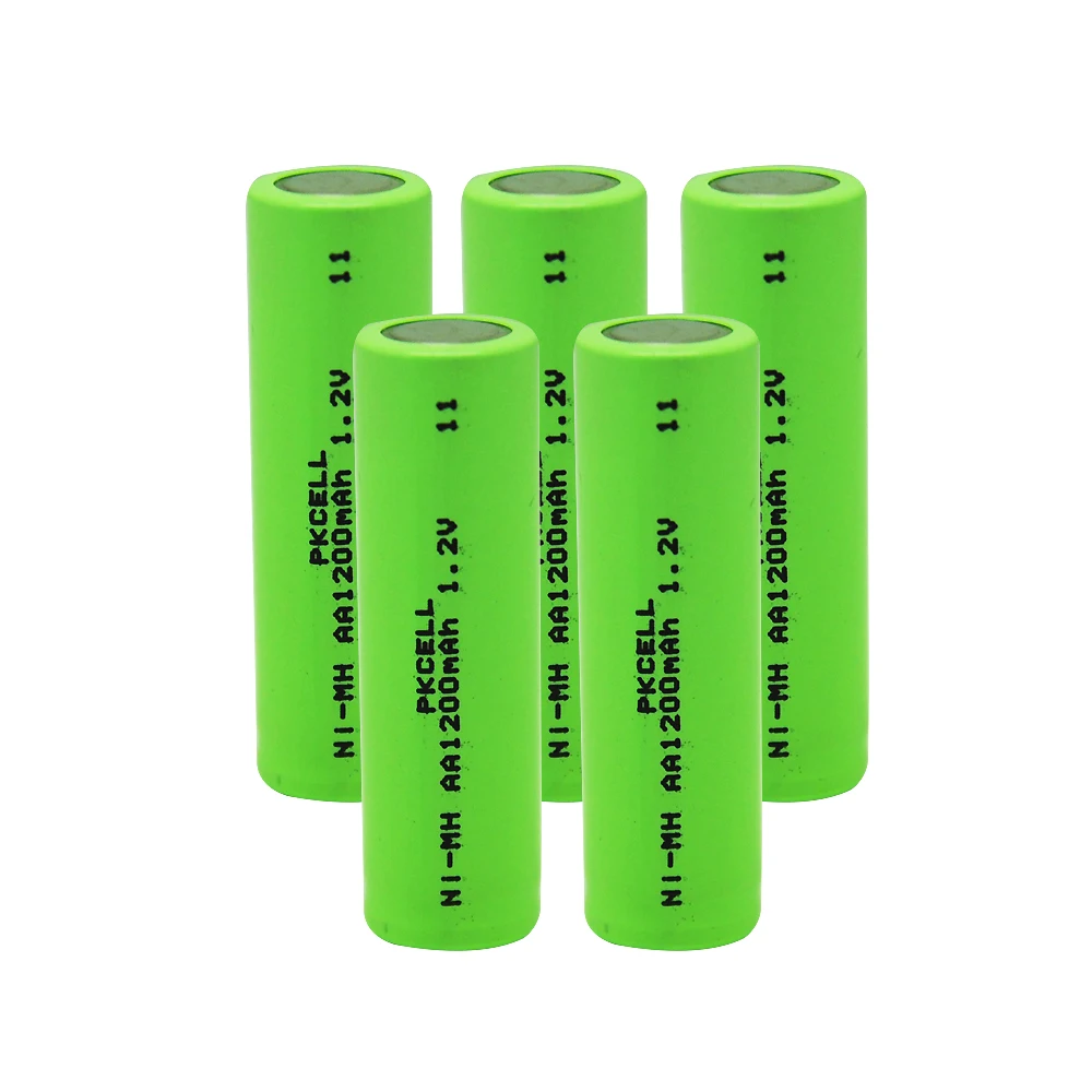 5PCS PKCELL NIMH 1 2v AA 1200MAH Battery NI MH Rechargeable Batteries 5pcs-pkcell-nimh-1-2v-aa-1200mah-battery-ni-mh-rechargeable-batteries