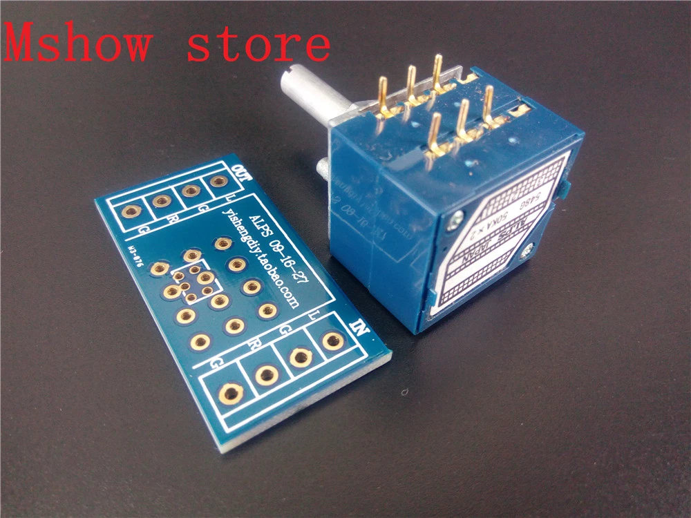 Japan Alps Volume Control 27 Type Dual Potentiometer 10k 50k 100k Rk27 ...