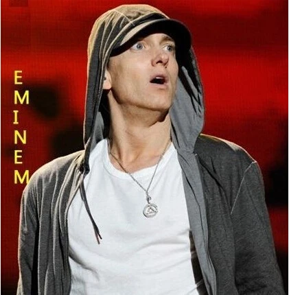 American Rap Singer Eminem Necklace The Slim Shady Hip Hop Vintage ...
