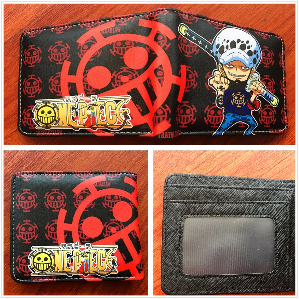 JP Anime One piece Purse Cartoon Movie One Piece Print Wallet Men Women ...