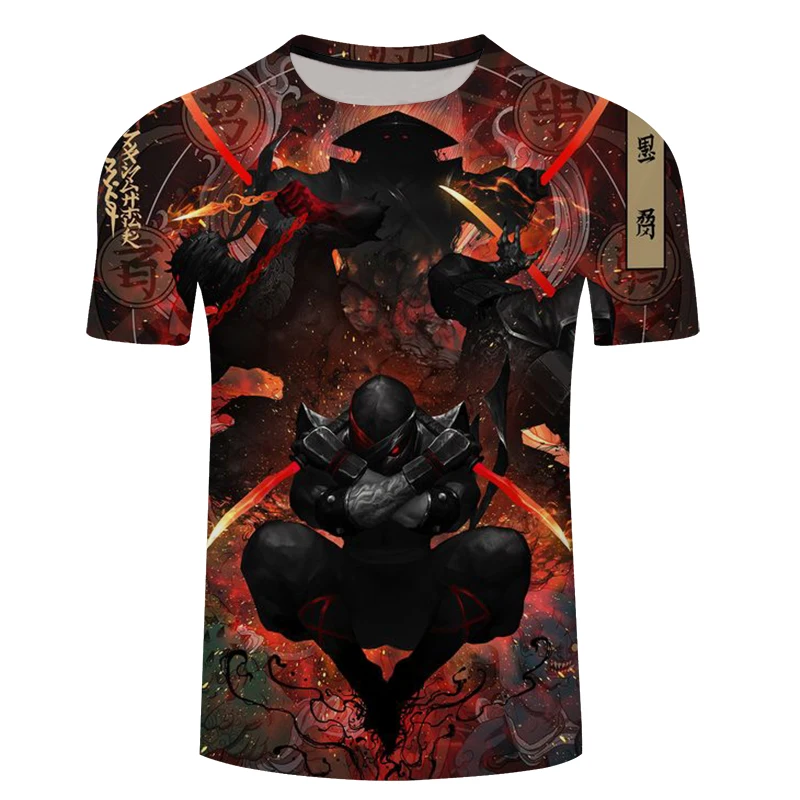 New Summer 3d Print Ninja Compression T Shirt Men Short Sleeve Camiseta ...