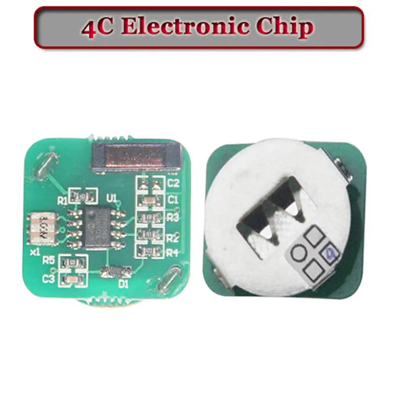 (5 unids/lote) Chip transpondedor electrónico ID4C|Llave de coche ...