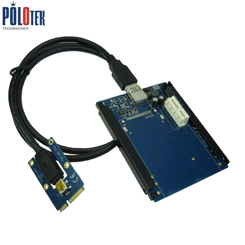 Mini PCIe to PCIe x1 Adapter Slot with USB3.0 Cable|mini pcie to pcie ...