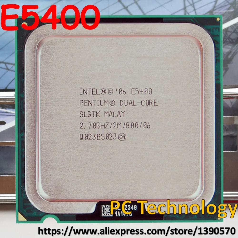 Original processador intel pentium e5400, processador de cpu dual core ...