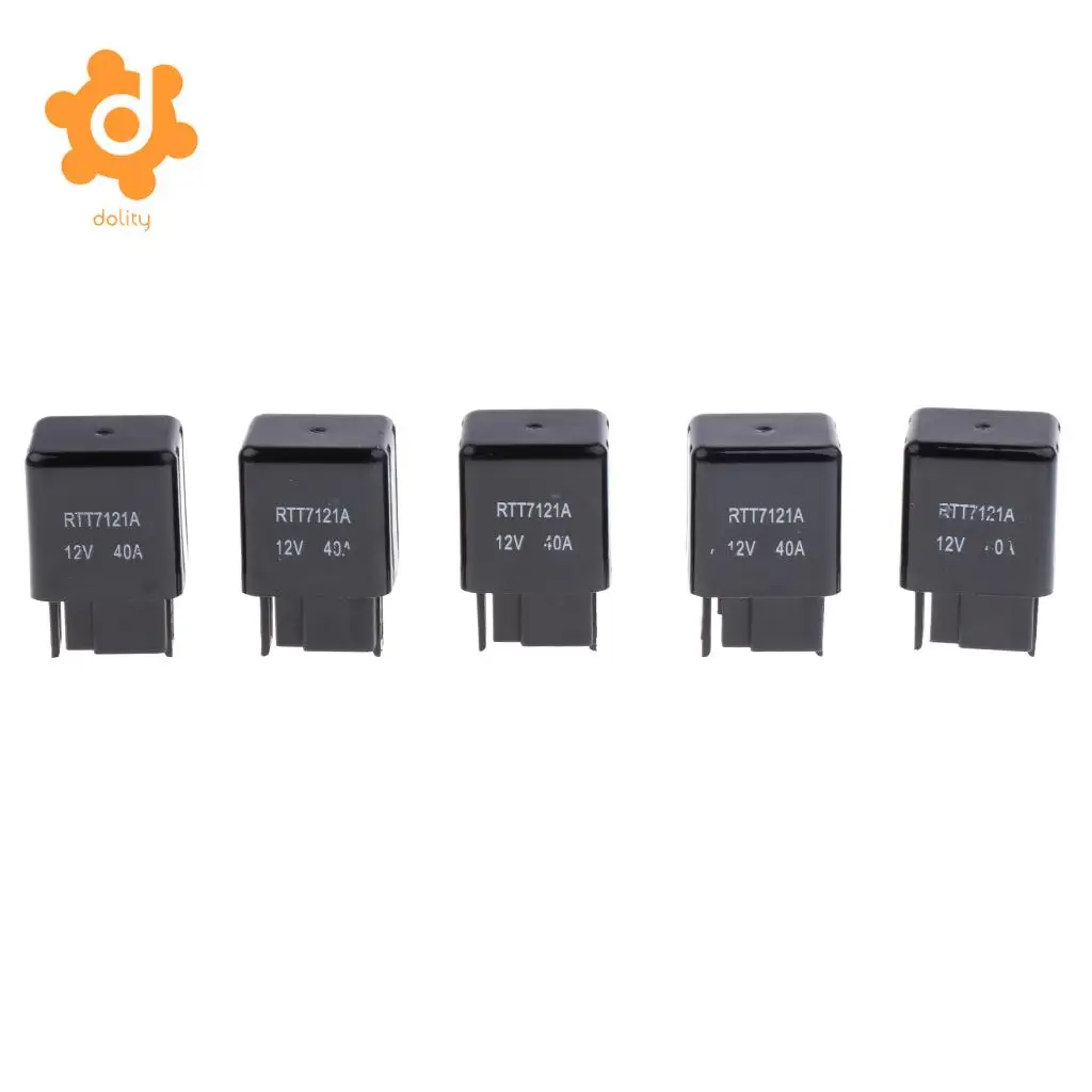 5 Pieces RTT7121A 12V 40A 4 Pin Automotive Relay for Toyota 90987 02006 ...