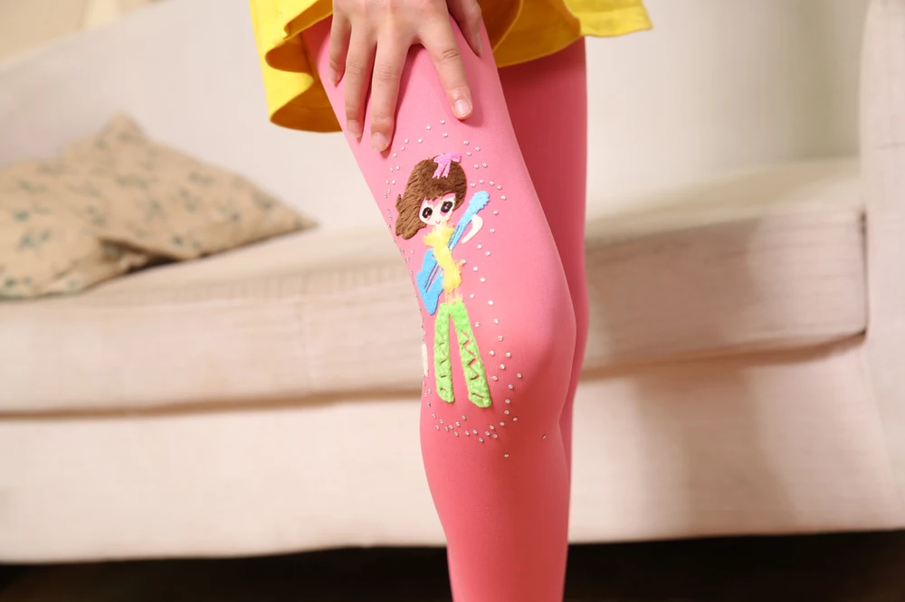 2015 Girl Tights Velvet Long Sotckings Sweet Candy Color Wholesale