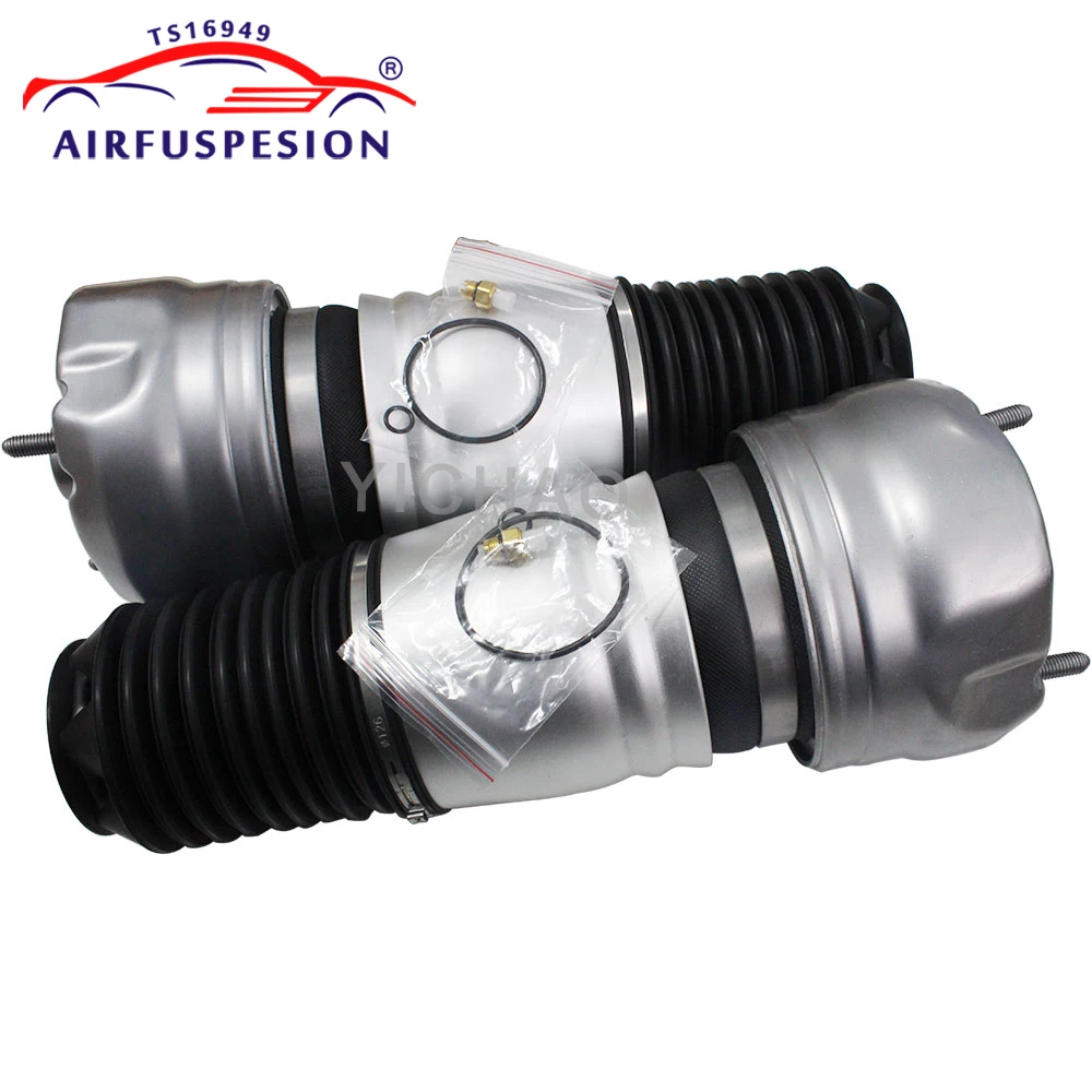 페어 프론트 좌측 + 우측 에어 서스펜션 스프링 백 (ADS 없음) 포르쉐 Panamera 970 2010 2016 ...