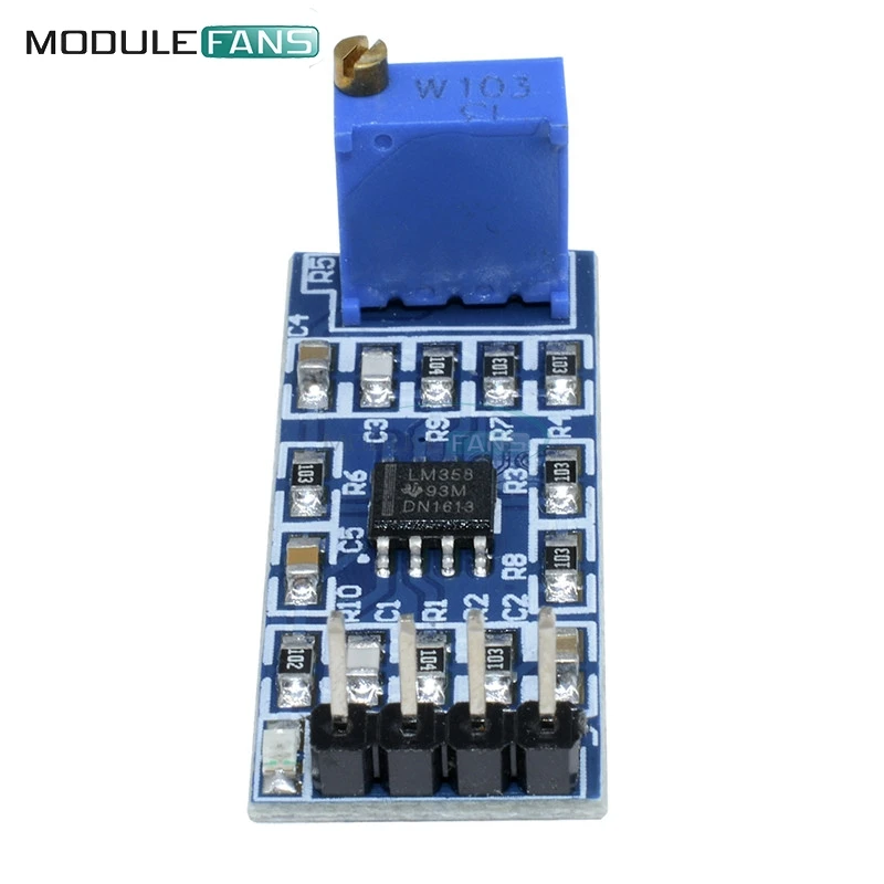 LM358 100 Times Gain Signal Amplification Amplifier Operational ...