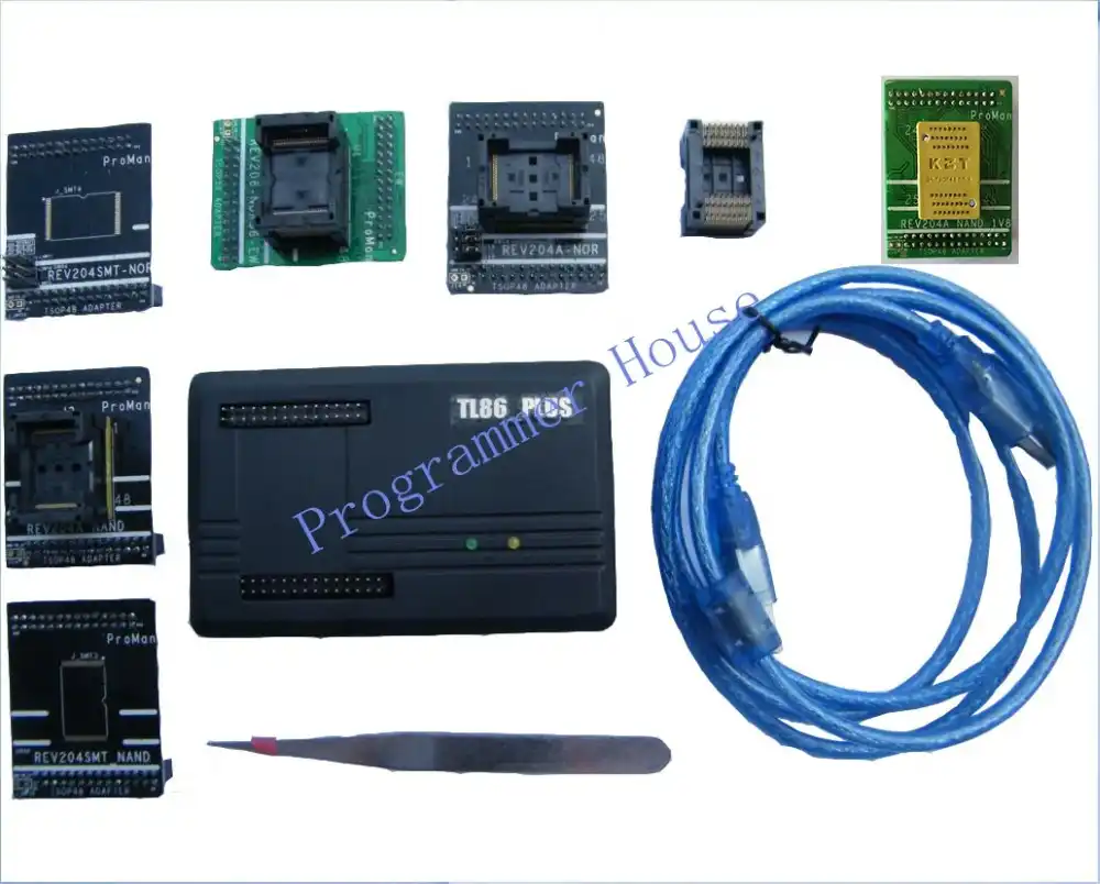 Programador flash ProMan nand NAND ni TSOP48 programador FLASH TL866 PLUS programador NAND FLASH ...