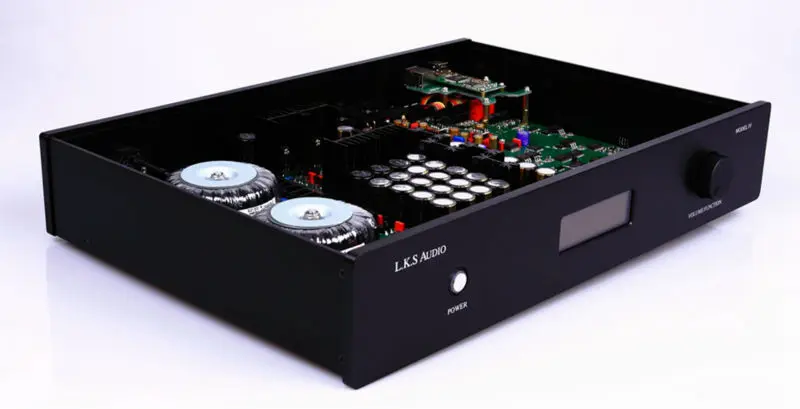 LKS Audio ES9018 DAC two parallel stereo HiFi Decoder USB I2S BNC ...
