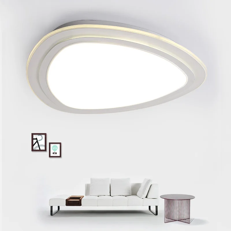 Modern LED Ceiling Light Acrylic+Iron Ultrathin flush mount Creative ...