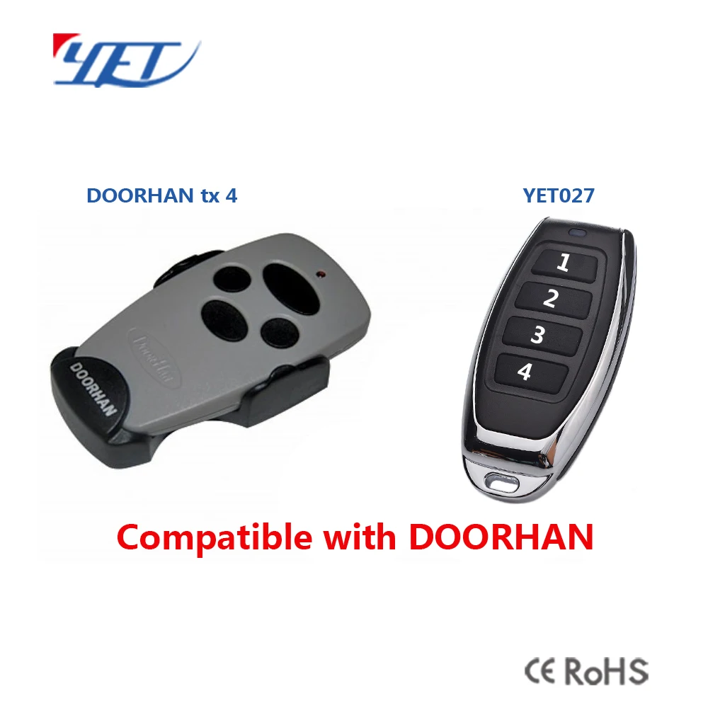 433mhz Doorhan Universal Remote Control Doorhan