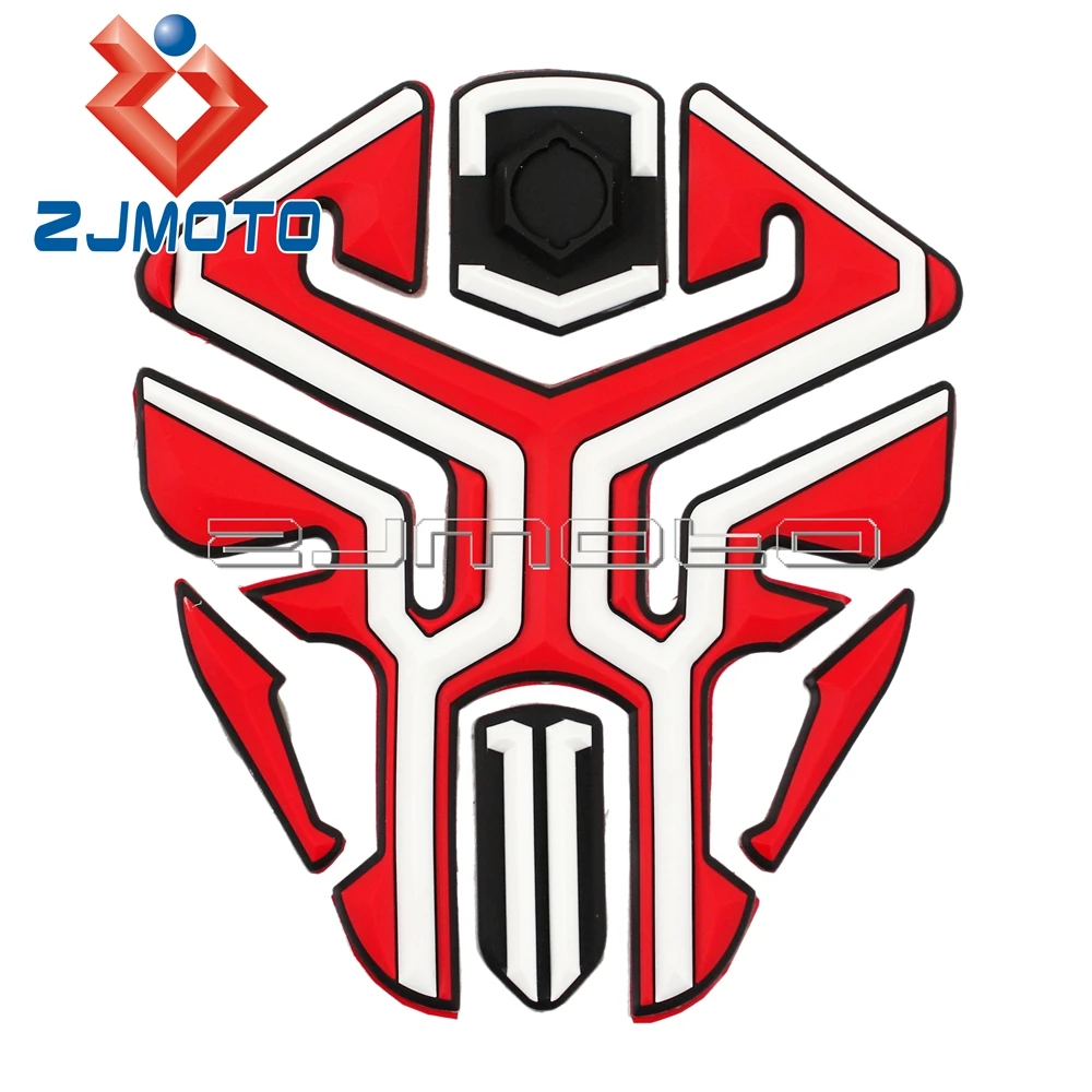 High Quality 3d Rubber Stickers Kawasaki Motorbike Fuel Tank Decals ...