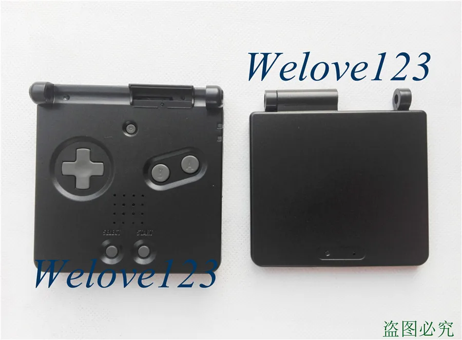 1x for Gameboy SP for Game Boy Advance Sp Black Color Complete Shell ...
