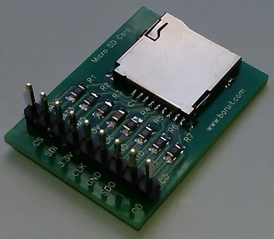 Micro SD module, TF card module, SDIO / SPI mode (10 from the sale ...