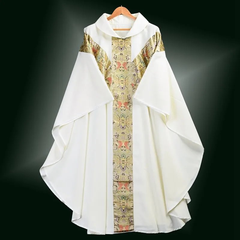Priest Costume Church Clergy Vestments Cassock Chasuble Cope Robe