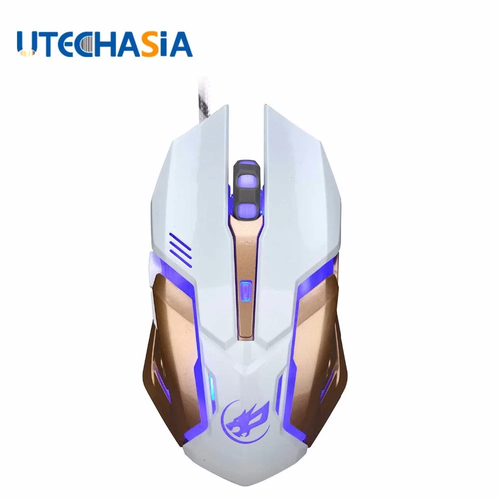 2400DPI USB Wired Gaming Mouse T1 Gamer Optical Computer Mice For PC ...