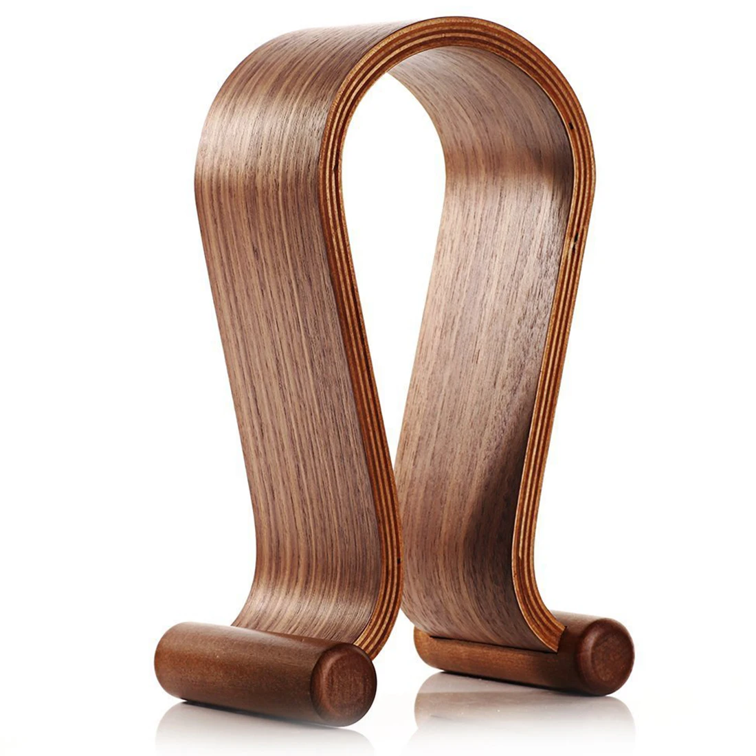 SAMDI Wooden Headphone Stand Headphone Holder Headset Hanger Headset ...