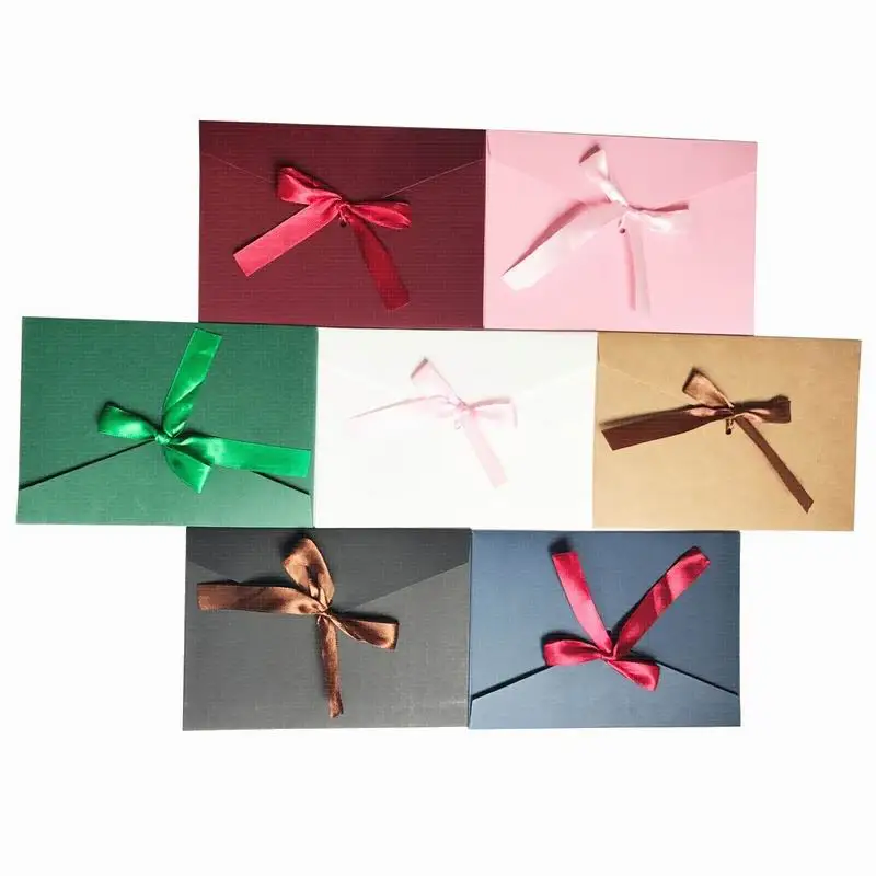 200 PCS Vintage Ribbon Envelope Cute Creative Greeting Card Envelops ...