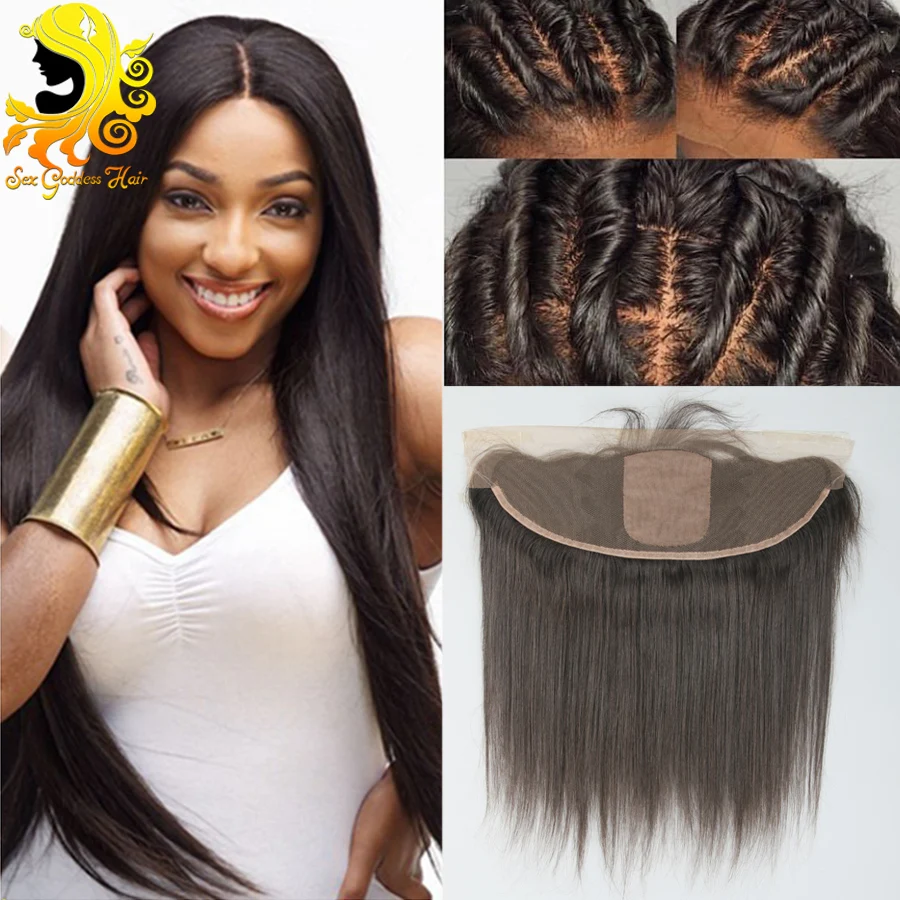 7a Cheap Silk Base Frontal Lace Closure Brazilian Virgin Hair Silk Base