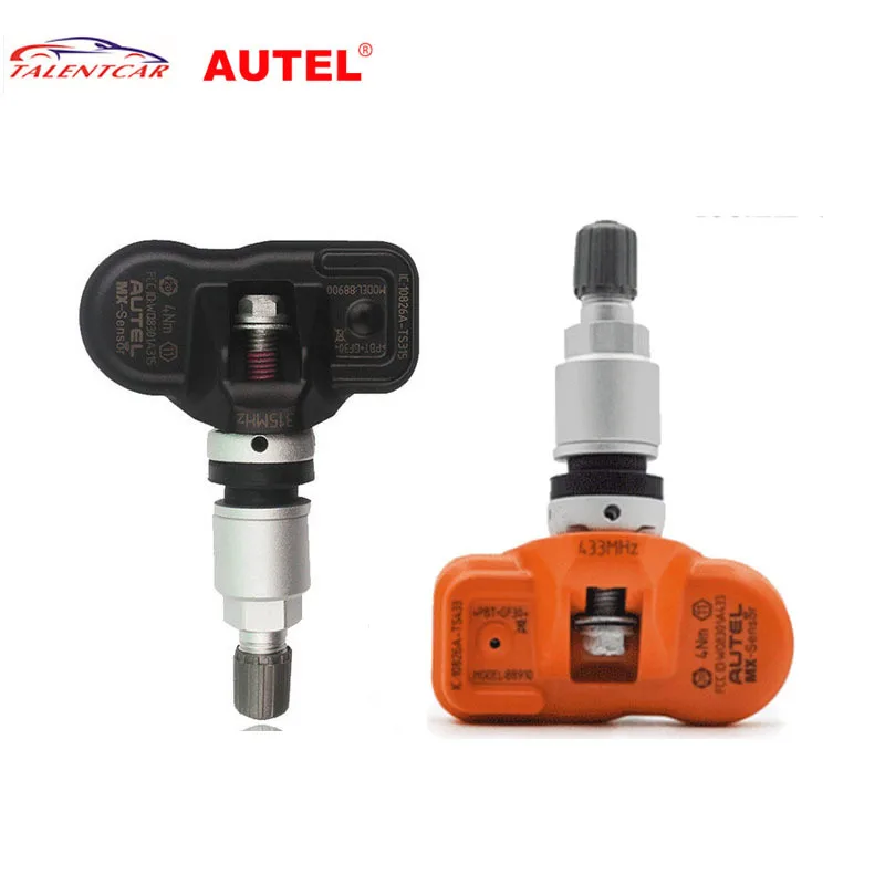 Autel Mx Sensor 315 433 Mhz Universal Programmer Maxitpms Pad 315mhz 433mhz Tyre Sensors Tpms