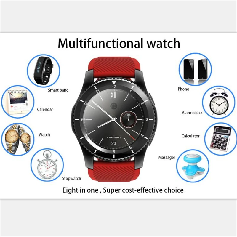 100% Original No.1 G8 GS8 Smartwatch Bluetooth 4.0 SIM Call Message ...