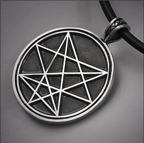 Order of Nine 9 Angles Ona Onas Sinister Occult Satanic Grimoire Pewter ...
