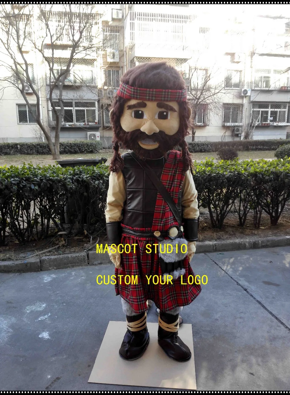 Highlander Mascot Costume Hero Custom Fancy Costume Anime Cosplay Kit ...
